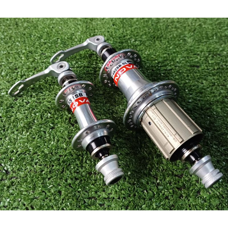 Jual Hub Freehub NOVATEC Folding Bike Vbrake 20-28 Hole Taiwan - Silver ...
