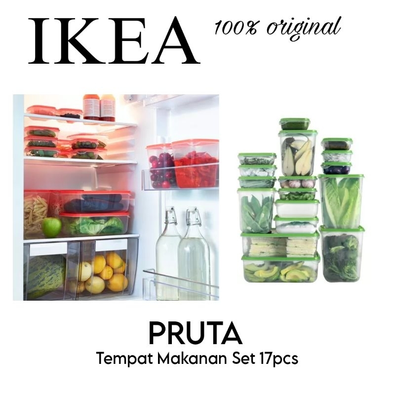 Jual FOOD CONTAINER/WADAH TEMPAT MAKANAN SET 17 PCS (REUPLOAD) | Shopee ...