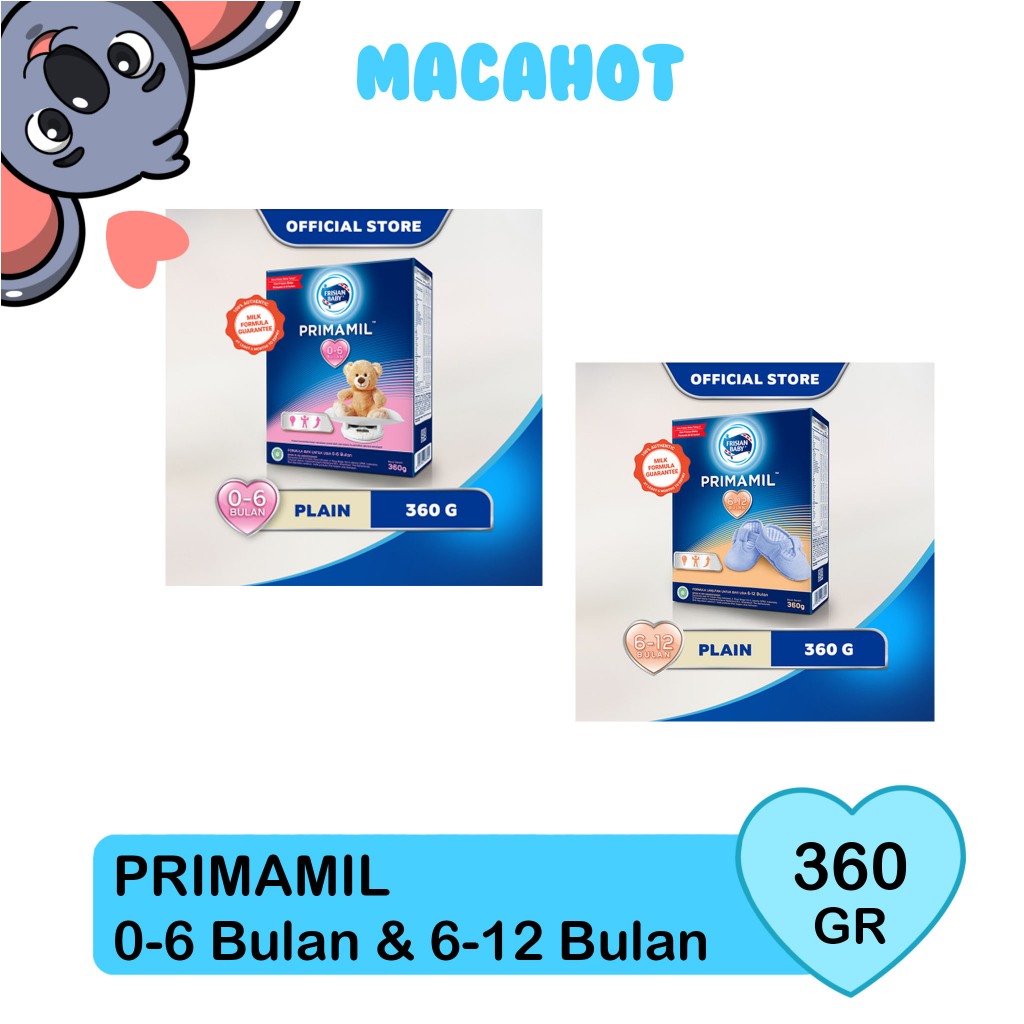Jual MC FRISIAN FLAG PRIMAMIL 0-6 BULAN & 6-12 BULAN 360 GR SUSU BAYI ...
