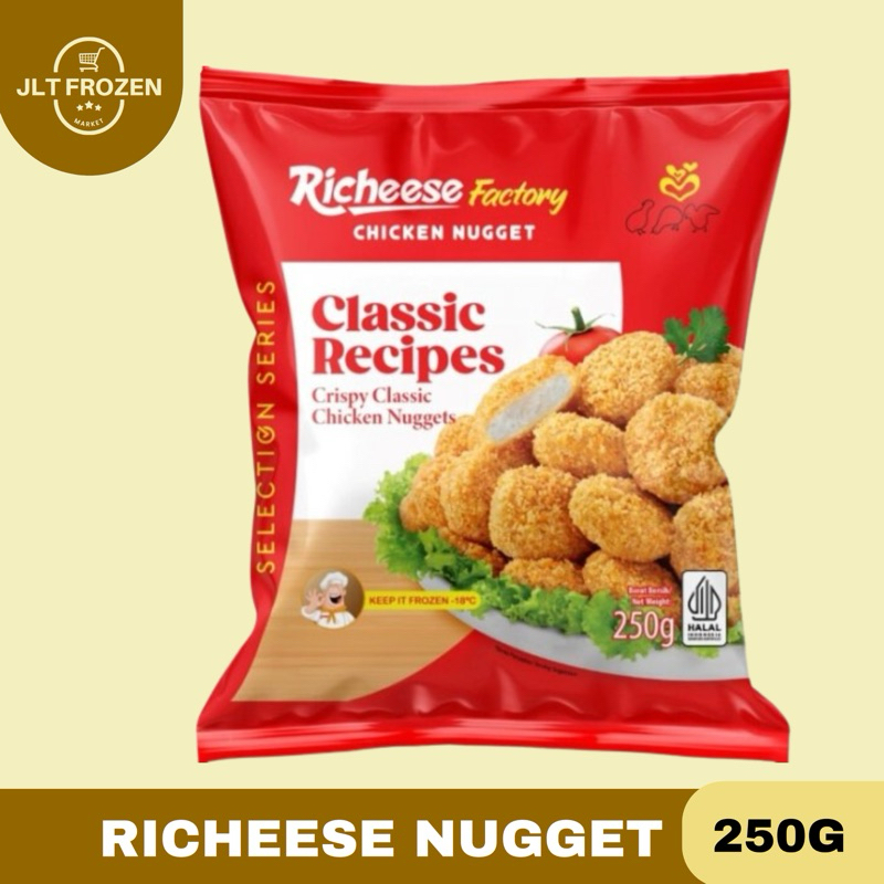 Jual Richeese Chicken Nugget / Naget Ayam Richeese Classic - 250g ...