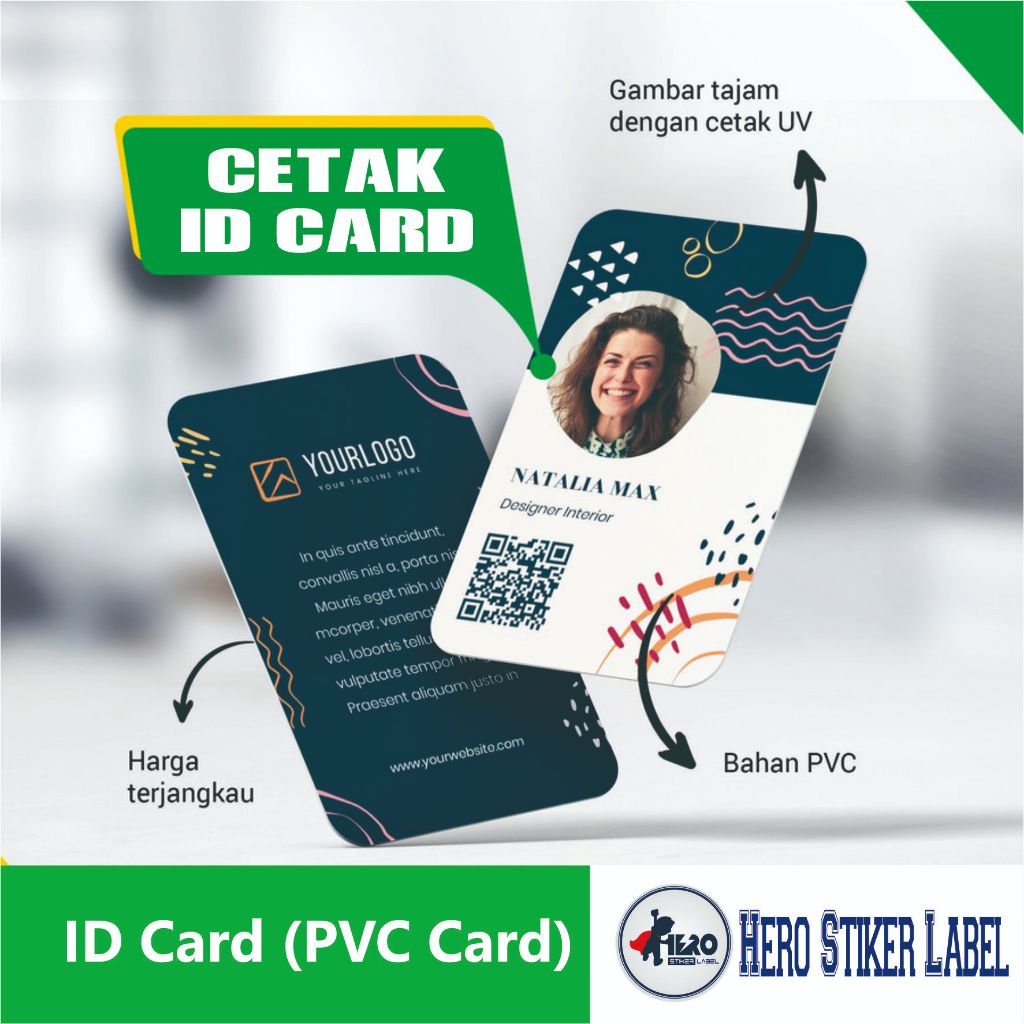 Jual Cetak ID Card Kartu Member PVC Card Member Card Custom Kartu ID ...