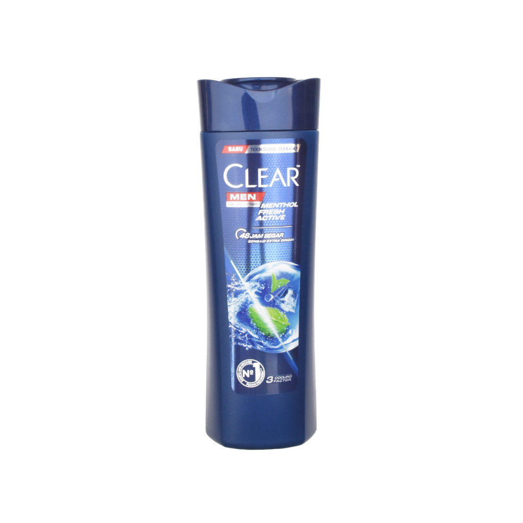 Jual Shampoo Pria Anti Ketombe CLEAR MEN Shampoo Cool Menthol Fresh ...