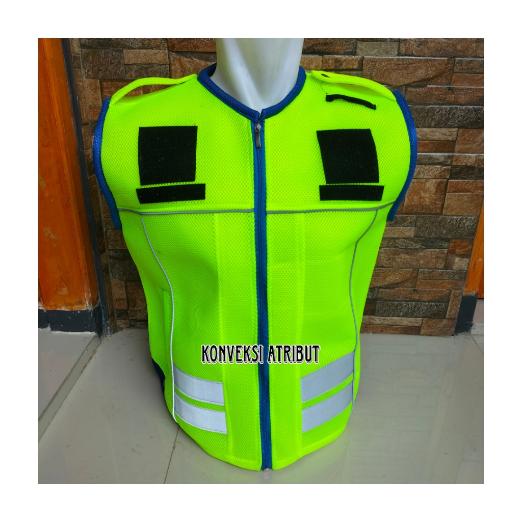 Jual rompi hijau polos polisi / safety / proyek / security / satpam ...