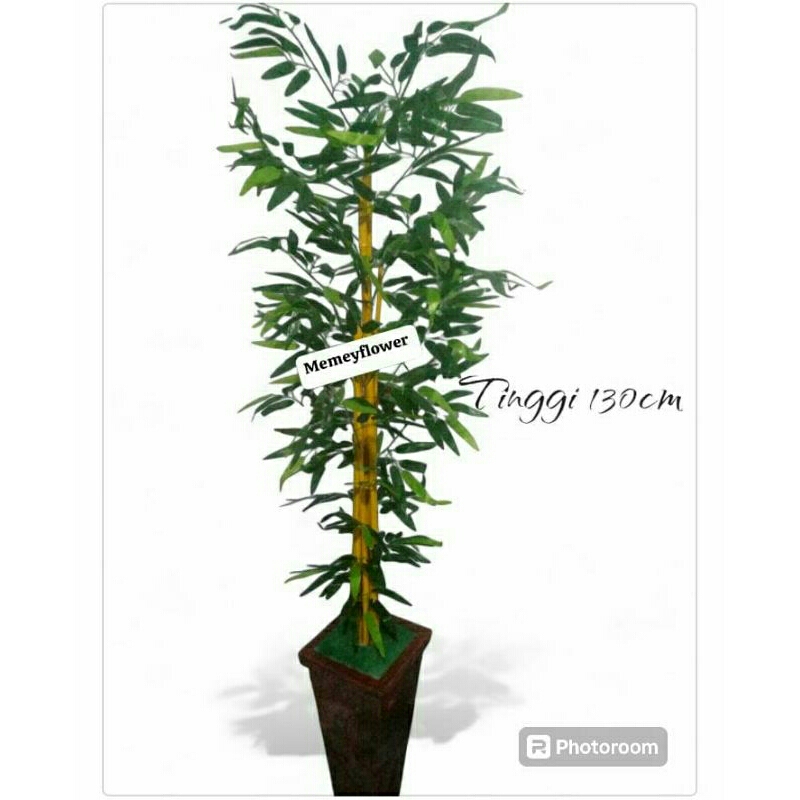 Jual Pohon Bambu Kuning//Bambu Artificial//Bambu Hoki130cm | Shopee ...