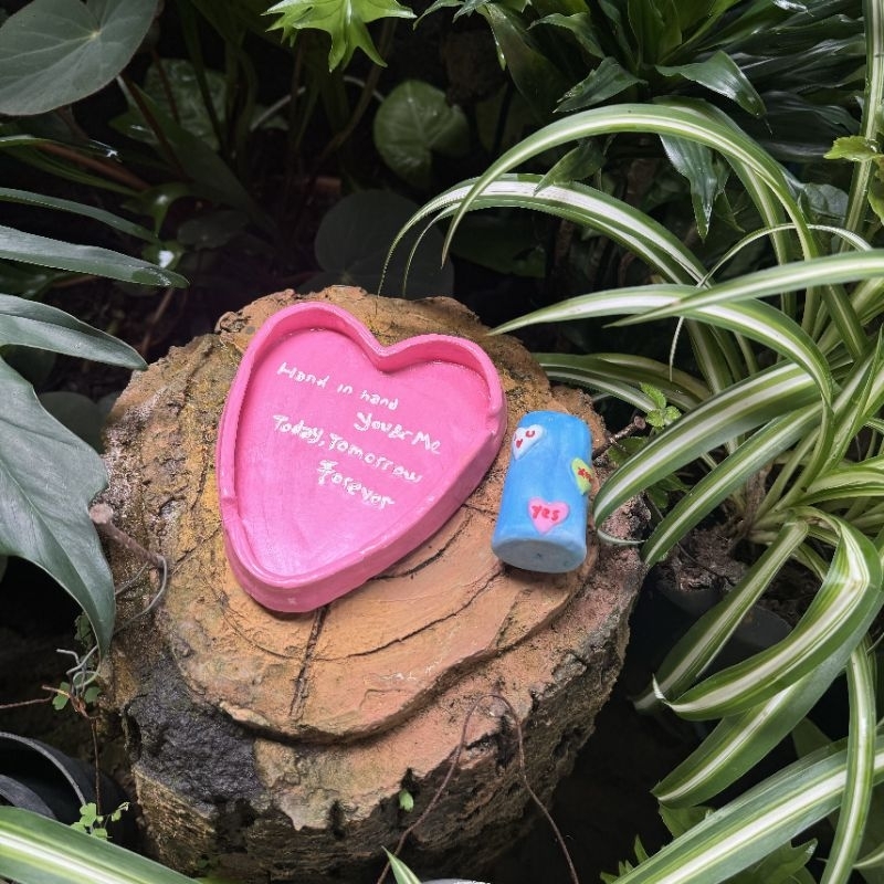 Jual love pack ashtray clay [asbak love tanah liat] | Shopee Indonesia