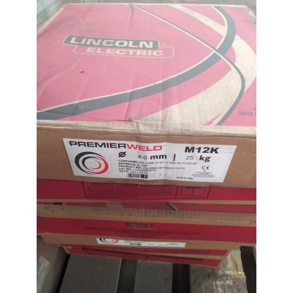 Jual Kawat Las / Welding Electrodes Set ENKA SW-12M dia / OD. 3,2 mm , ENKA Flux 530, LINCOLN ...