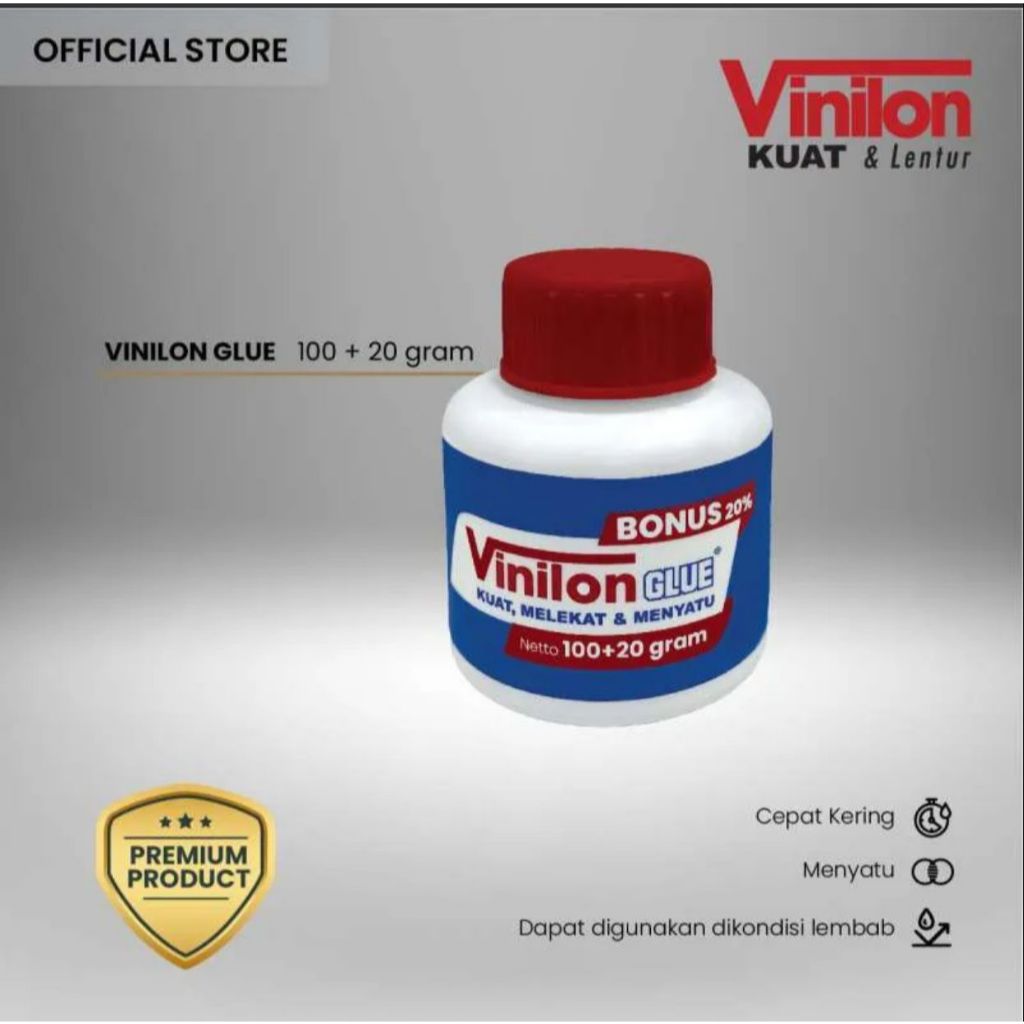 Jual Vinilon Glue/Lem Vinilon/Lem pipa PVC Kemasan 100+20 Gram | Shopee ...