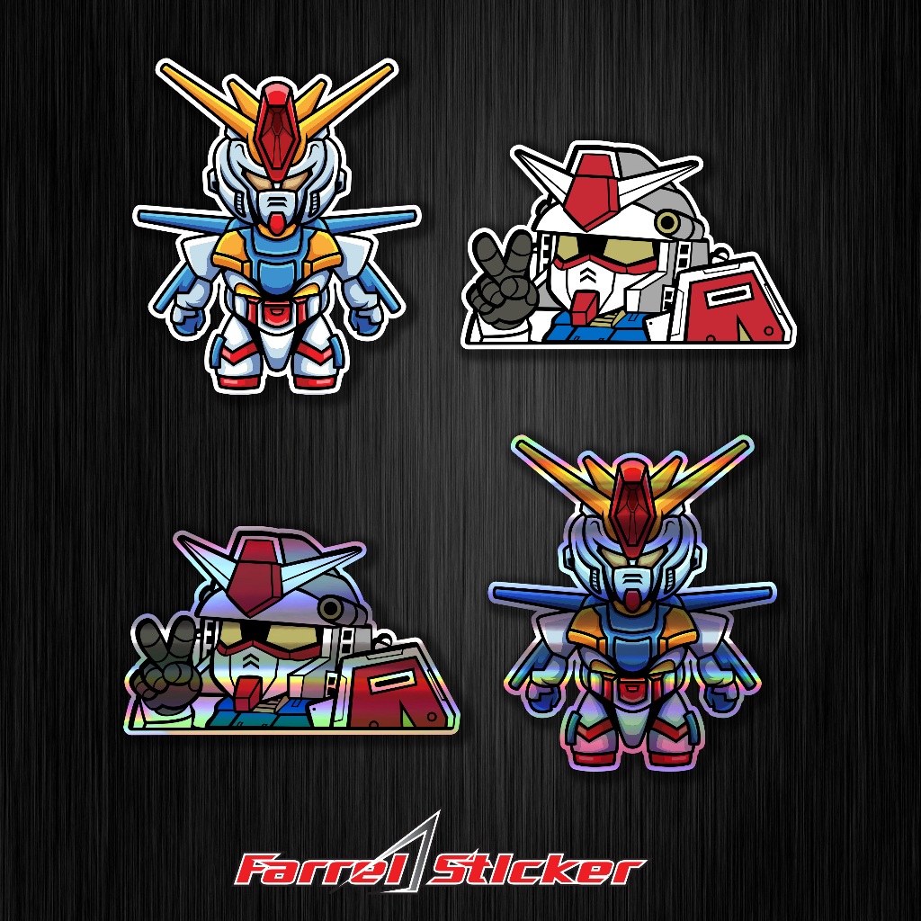Jual Stiker Gundam Sticker Robot Hologram | Shopee Indonesia