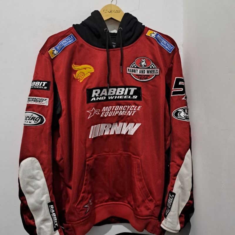 Jual Jaket Motor Rabbit & Wheels Jarvis Mesh Jacket with Hoodie Full ...
