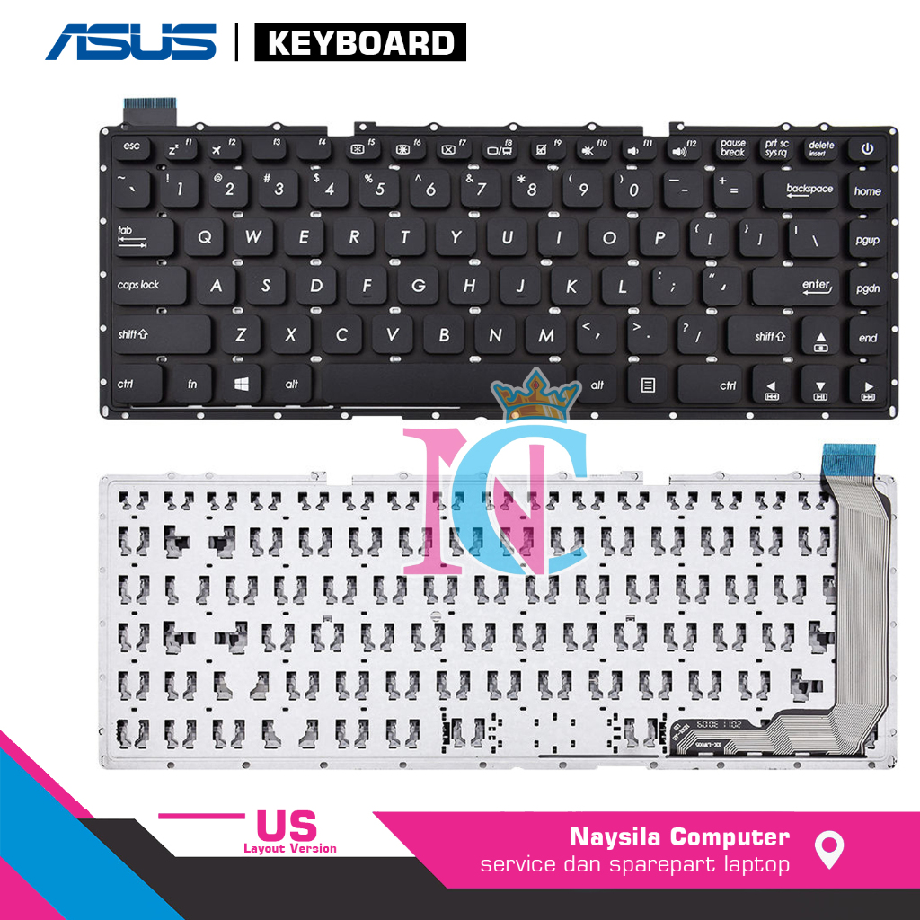 Jual Keyboard Laptop ASUS X441M X441MA X441B X441N X441 X441B X441N ...