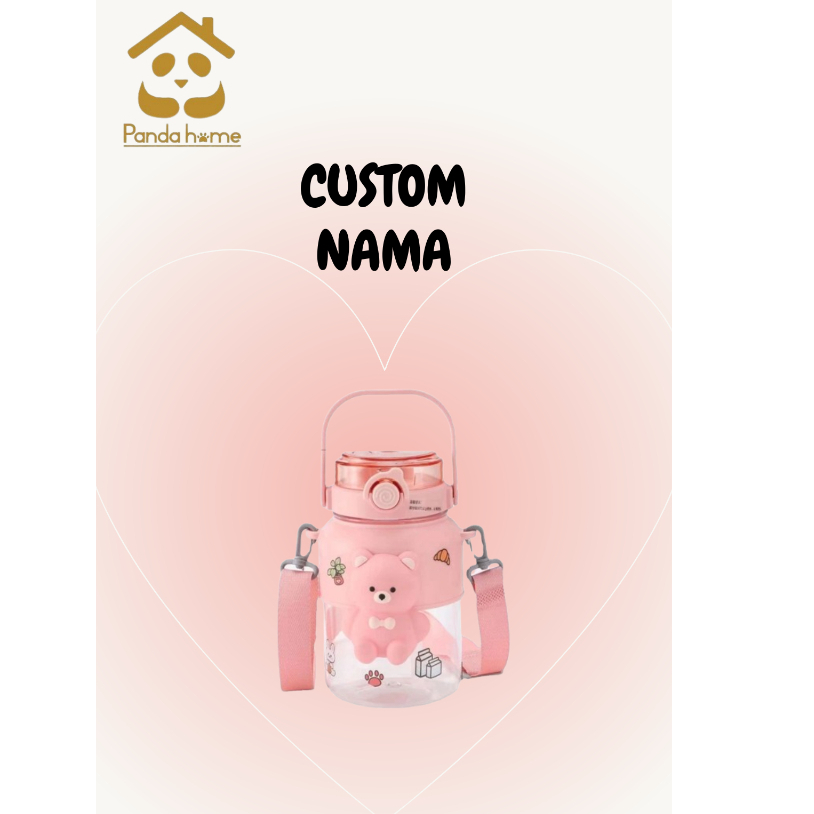 Jual Panda Home Botol Kids Bear Premium 1100ML BPA FREE Dengan Sedotan ...