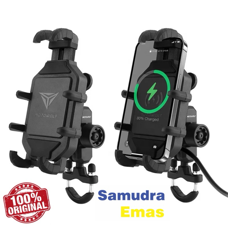 Jual MOTOWOLF Holder Handphone Anti Getar Premium Original Phone Holder ...