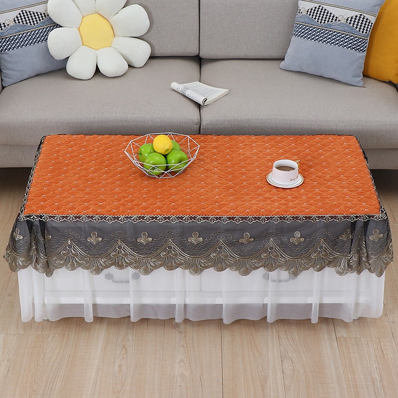 Jual Rectangle Lace Tablecloth Table Runner - Taplak Meja Renda ...