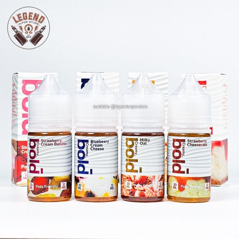 Jual SALT NIC - LIQUID BOLD Creamy Series 30ML 12MG AUTHENTIC | Shopee ...