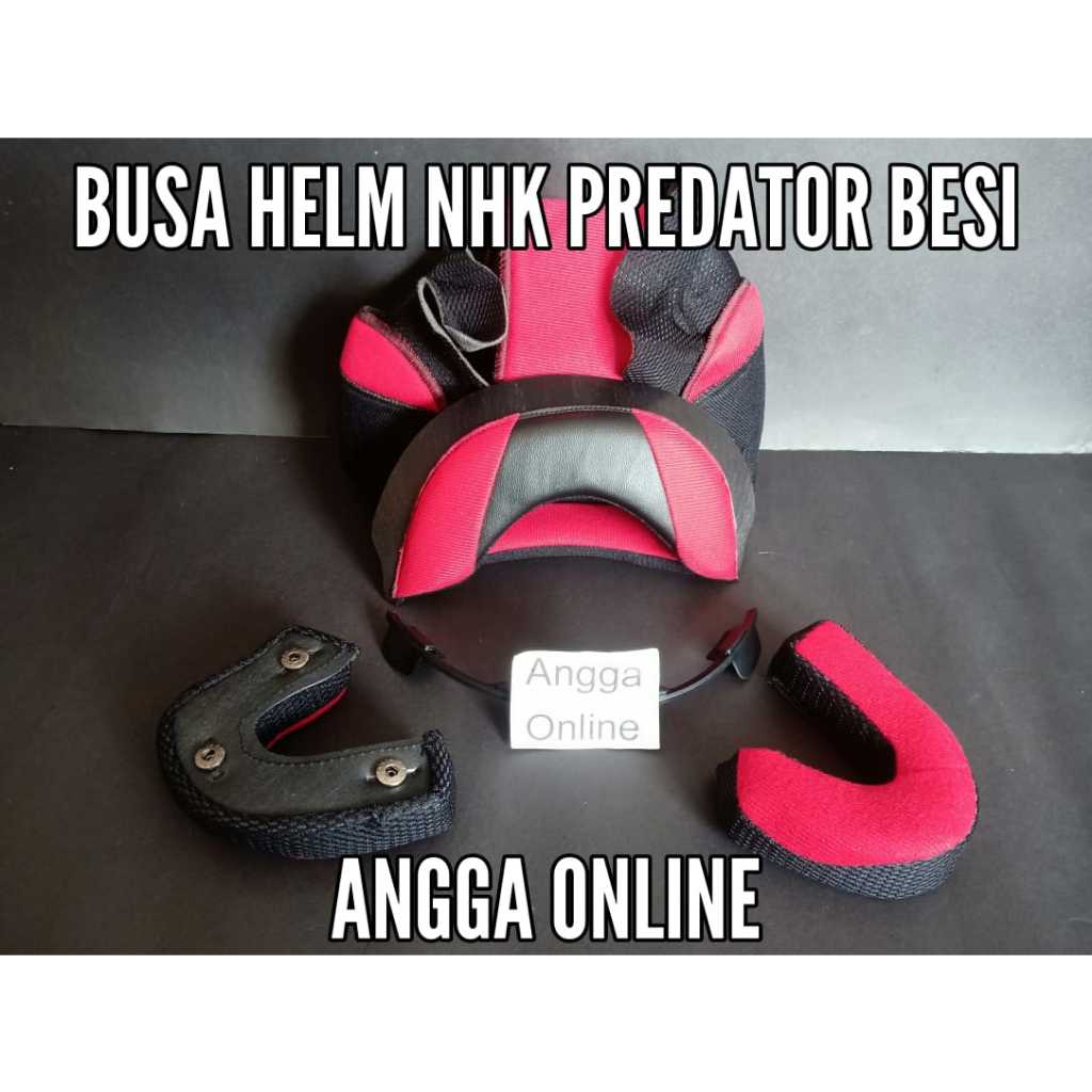 Jual Busa Helm NHK Predator kancing besi, NHK Predator Besi | Shopee ...