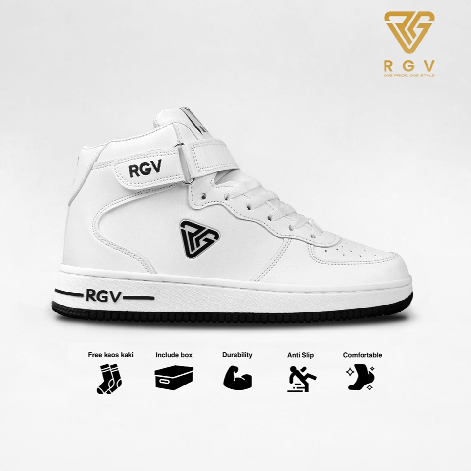 Jual RGV 36 - 45 Sepatu Sneakers Pria dan Wanita Series Duco White ...