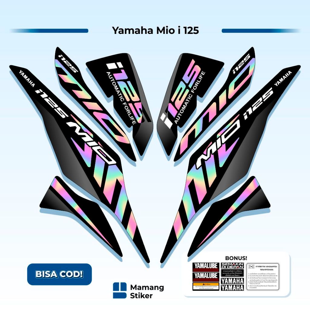 Jual Striping Mio M3 Variasi (30) 2016 2017 2018 2019 2020 2021 2022 ...