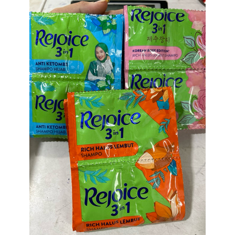 Jual Shampoo Rejoice Renceng 10gr isi 10pcs | Shopee Indonesia