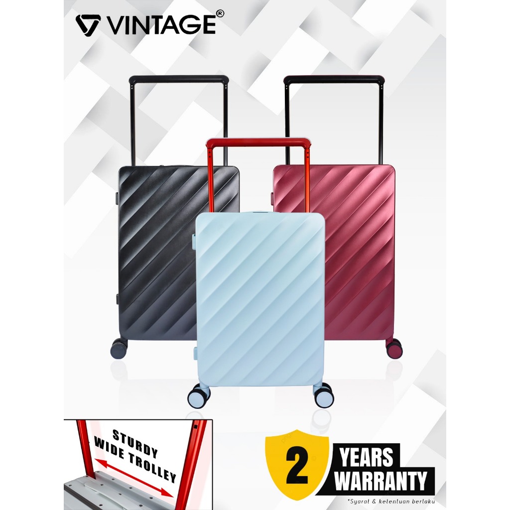 Jual Koper Vintage Hardcase PC TSA Frame Lock 24 Inci 8664 GARANSI ...