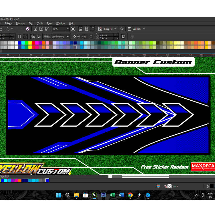 Jual BANNER KARPET ALAS MOTOR KONTES CUSTOM | Shopee Indonesia