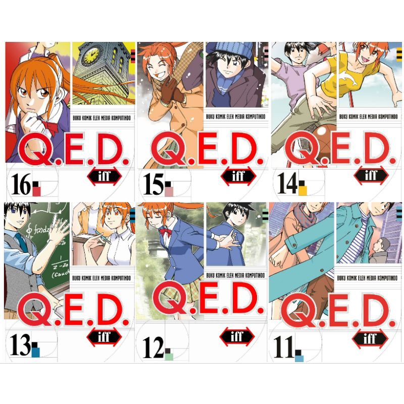 Jual (Elex Media) (Original, Segel) Komik QED IFF Vol 1 2 3 4 5 6 7 8 9 10 11 12 13 14 15 16 17 ...