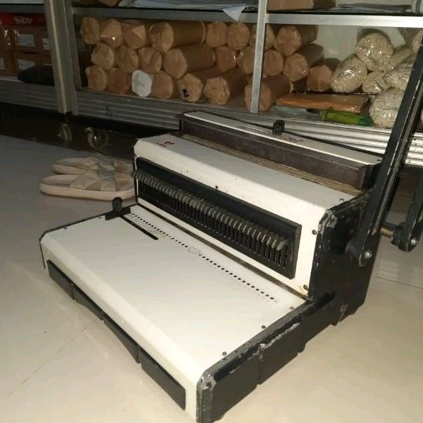 Jual Mesin Jilid Ring Kawat Spiral 3:1 Folio Coak Kalender F4 Wire ...