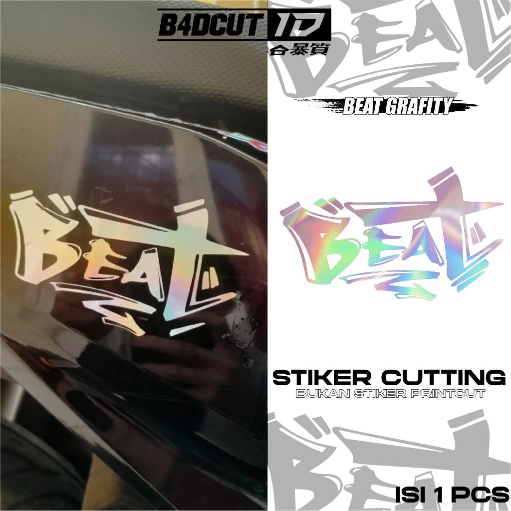 Jual Stiker Motor Beat Grafity Cutting Sticker Beat Viral Keren Variasi ...