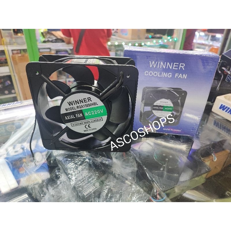 Jual Kipas winner 15x15 cm 220V 6in 15 x 15cm 220 V Volt AC cooling fan ...