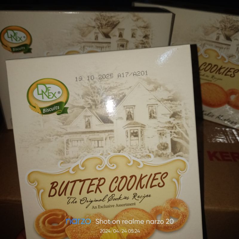Jual 1 Dos Butter cookies monde 90gram Isi 24 pack /hampers / oleh oleh ...