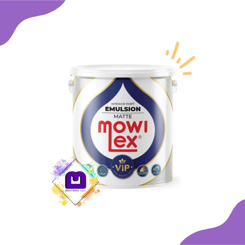 Jual Cat Tembok Mowilex Emulsion VIP Neutral Colour 20 Liter (PAIL) E ...