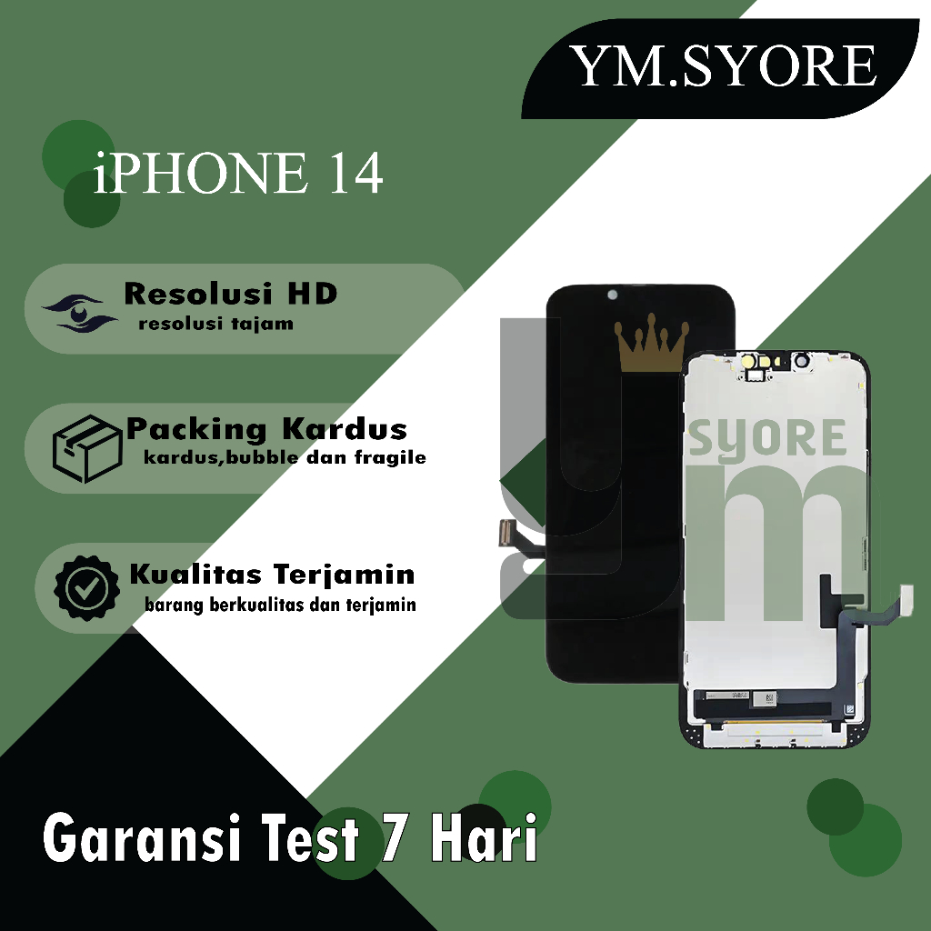 Jual LCD IP 14 PLUS / IP 14+ / IP 14 FULLHD HD+ TOUCHSCREEN FULLSET ...