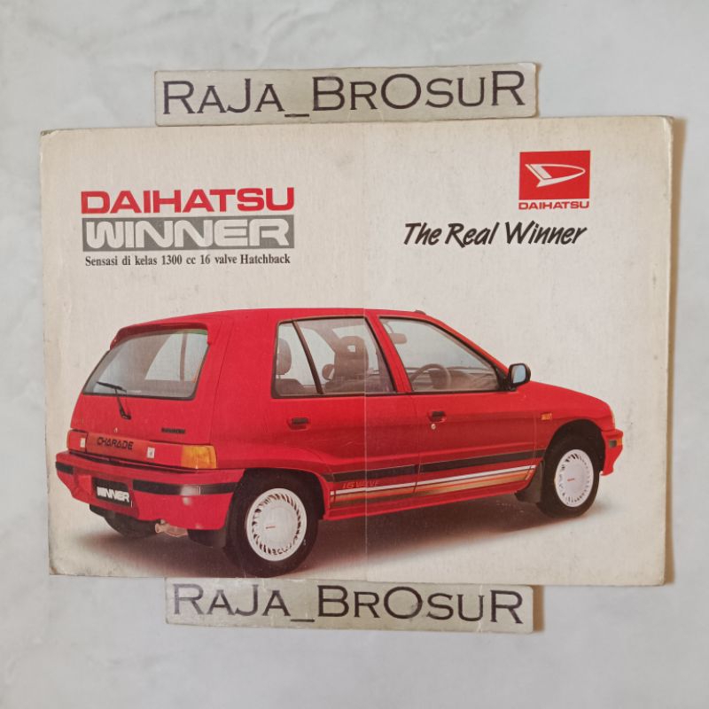 Jual Poster brosur katalog leaflet jadul lawas Daihatsu Charade Winner ...
