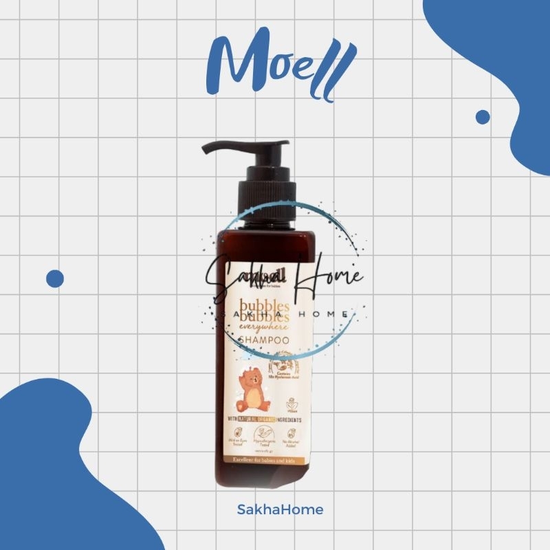 Jual MOELL Bubbles Bubbles Everywhere Shampoo || MOELL Sunscreen ...