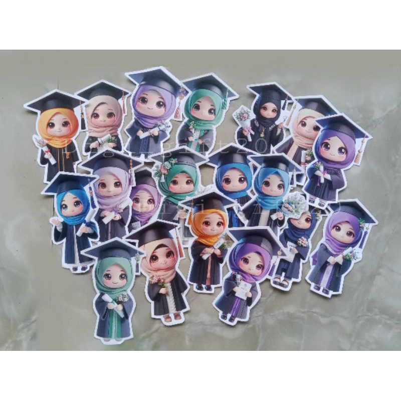 Jual Topper Wisuda Pelengkap Buket, Topper Wisuda, Topper Buket, Topper ...