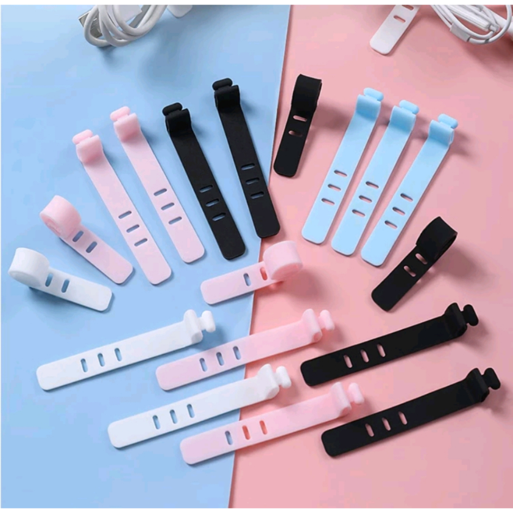 Jual Tali Pengikat Kabel Karet / Penggulung Kabel / Perapih Kabel ...