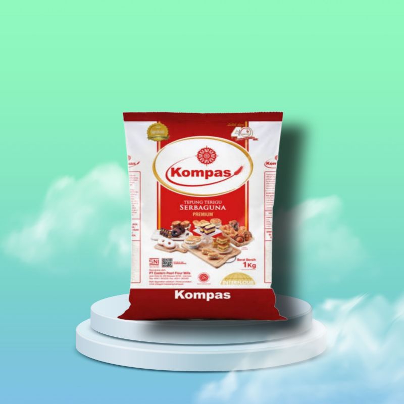 Jual TEPUNG TERIGU KOMPAS 1 KG | Shopee Indonesia