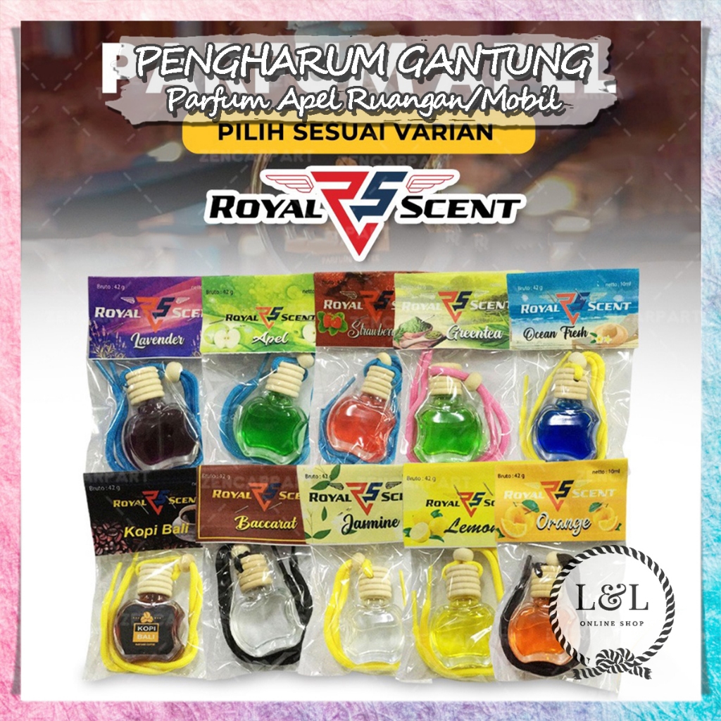 Jual Pewangi Pengharum Ruangan Mobil Gantung Vleo Scents Botol Apel ...