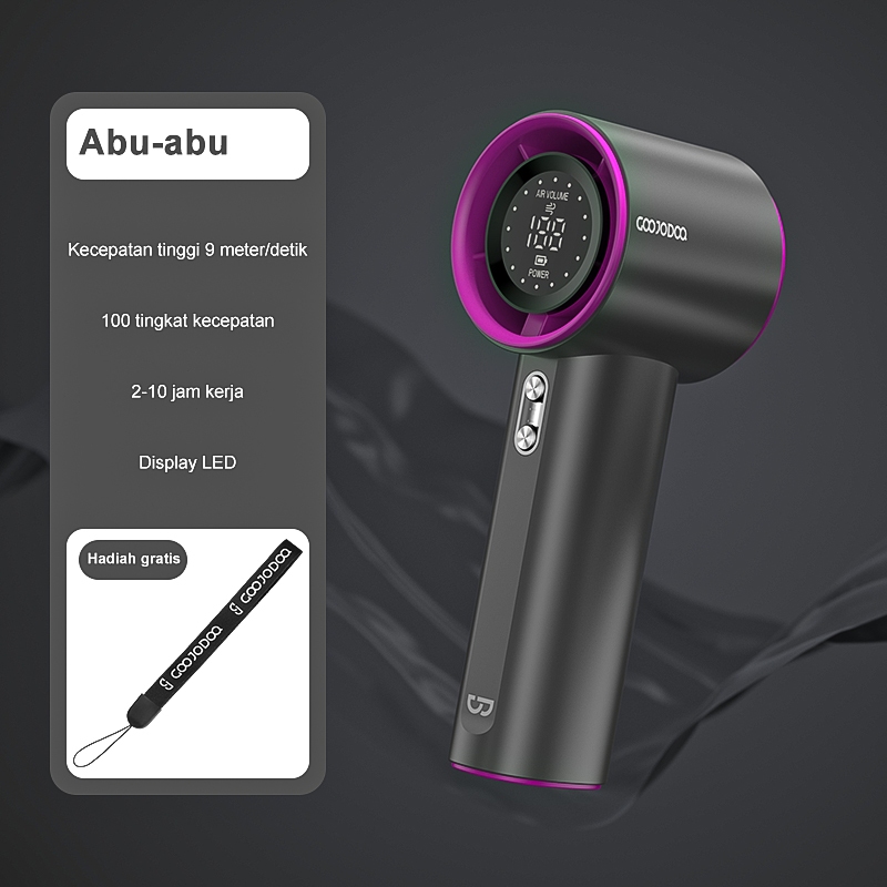 Jual GOOJODOQ Mini kipas Strong Wind 100 Gear Wind Speed kipas angin ...