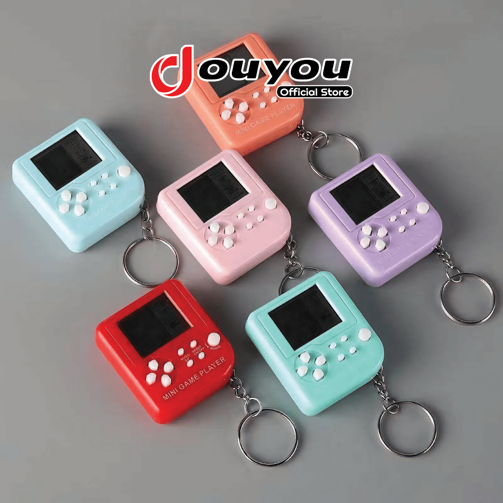 Jual Gantungan Kunci Mainan Anak Klasik Game Konsol Mini Tetris ...