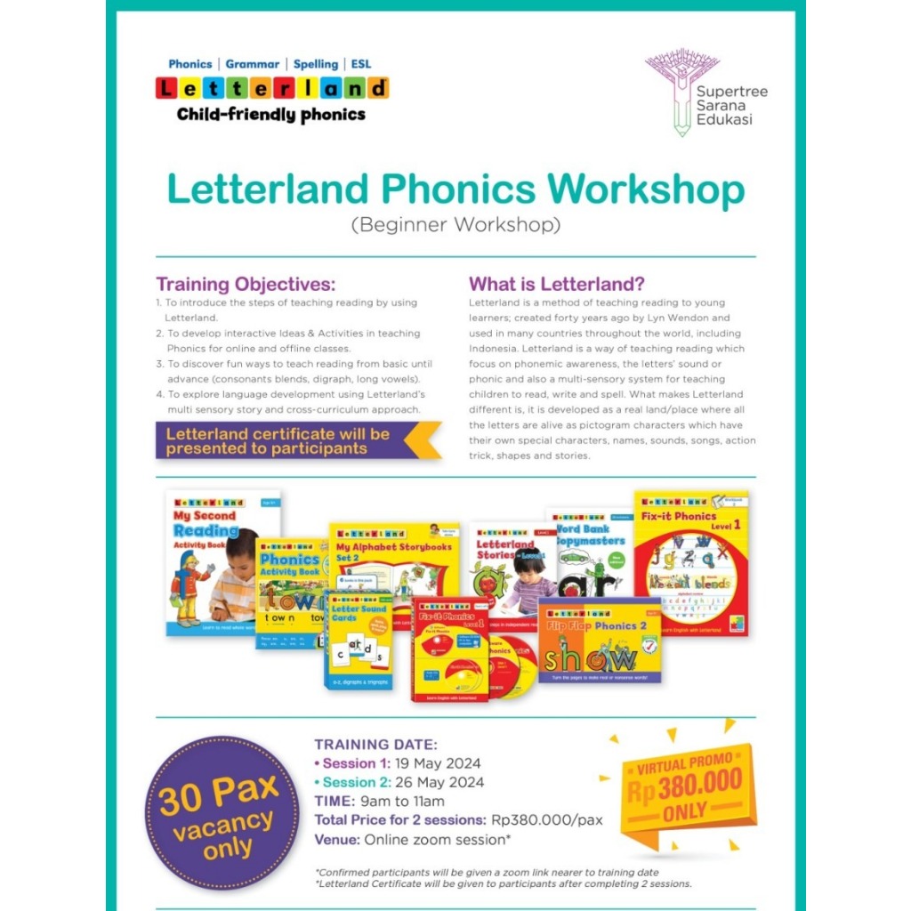 Jual Letterland Beginner Phonics Workshop | Shopee Indonesia