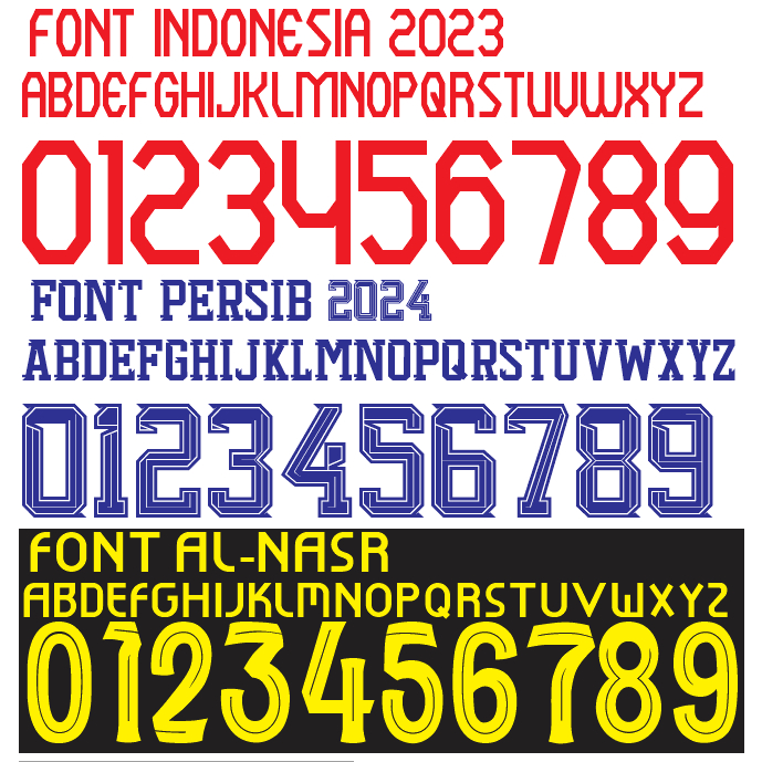 Jual SABLON POLYFLEX NAMA DAN NOMER JERSEY | Shopee Indonesia