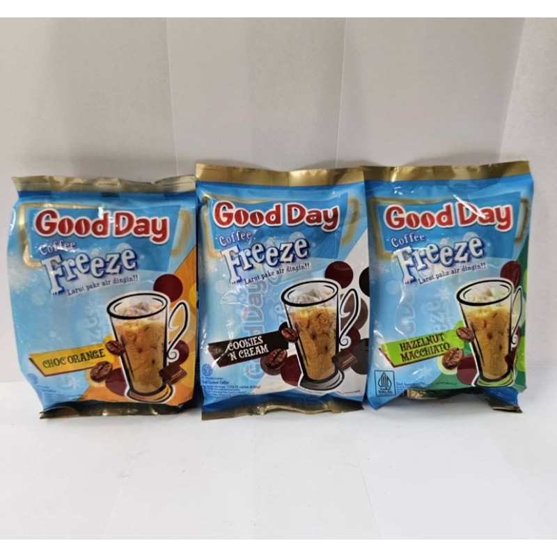 Jual Good Day FREEZE all variant isi 10 sachet-𝙶𝚘𝚘𝚍 day Freeze All ...