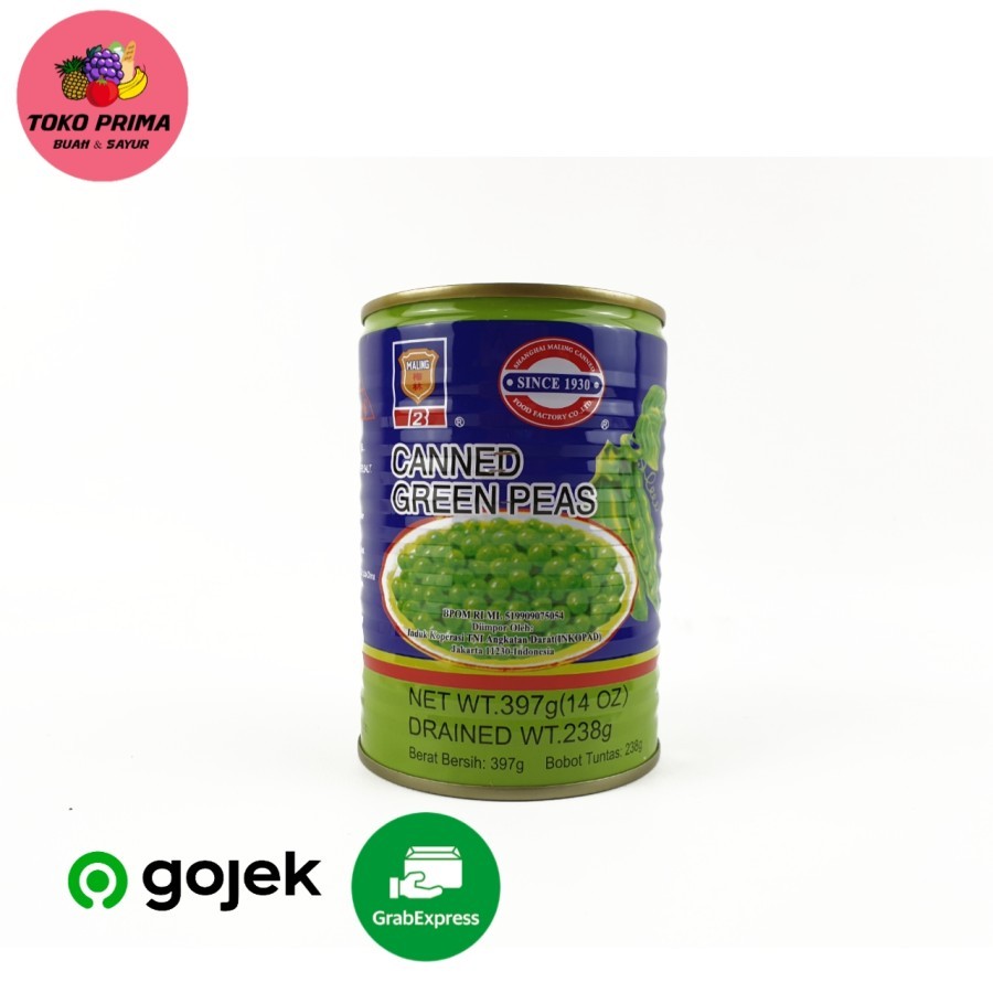Jual Canned Green Peas / Kacang Polong Kaleng (@397 Gram) | Shopee ...