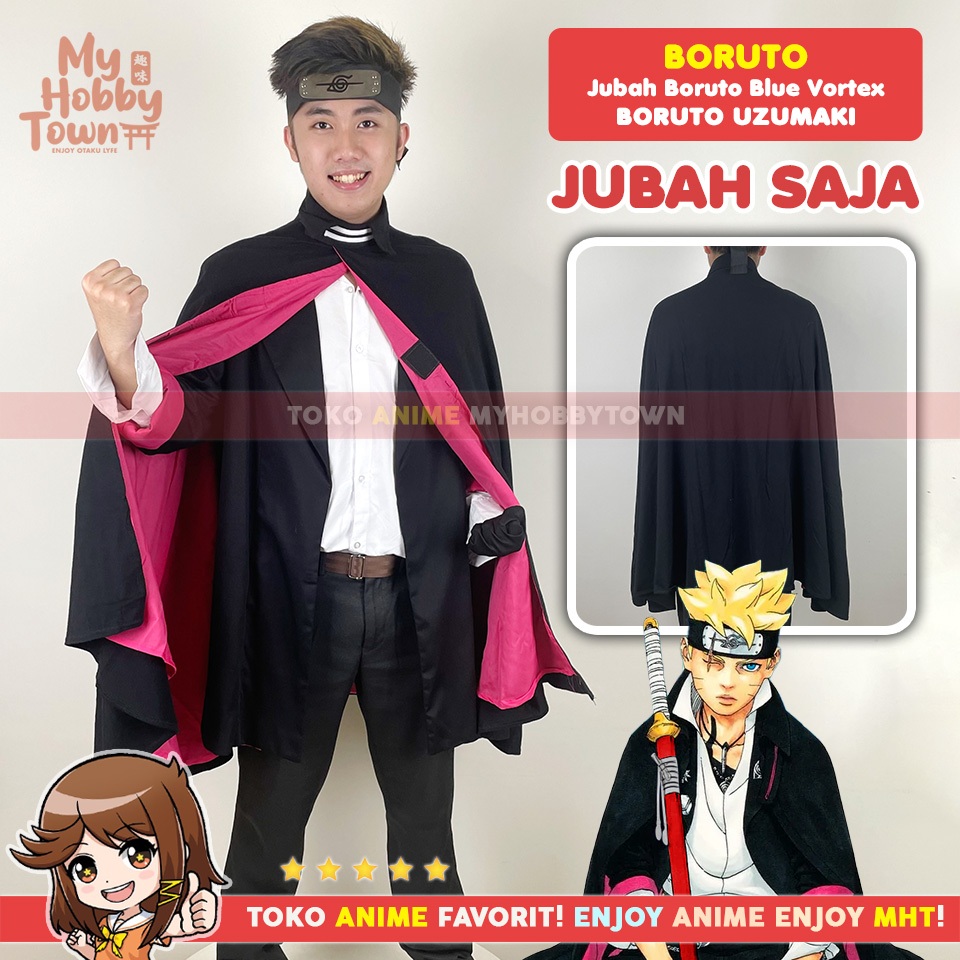 Jual Jubah Boruto Uzumaki Kostum Cosplay Anime Boruto Two Blue Vortex ...