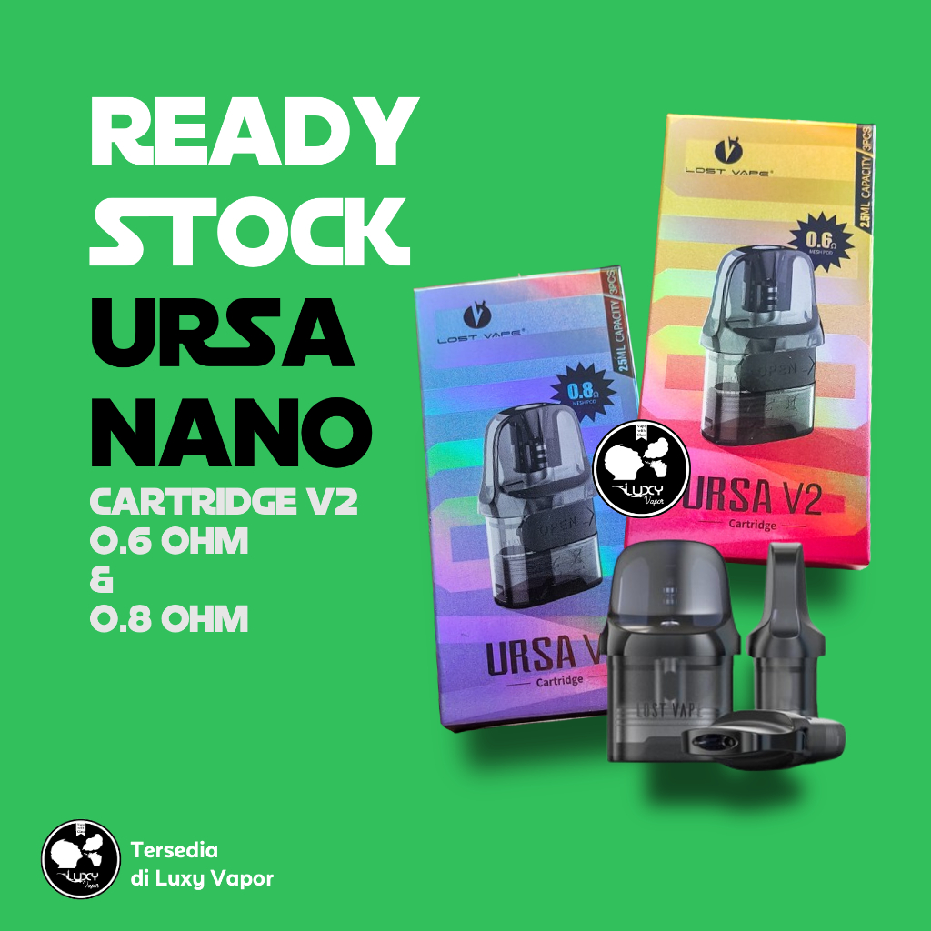 Jual Ursa Nano Cartridge Upgrade Version V2 Tetap Bisa Masuk Device ...