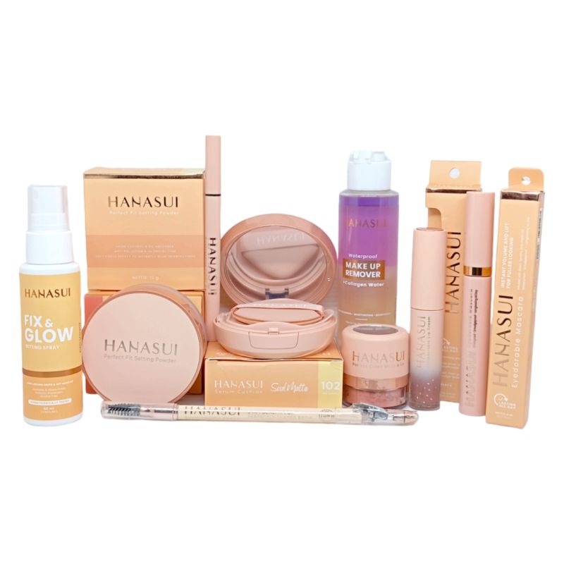 Jual Paket Hanasui Lengkap Paket Make Up + Skincare Hemat Untuk Remaja ...