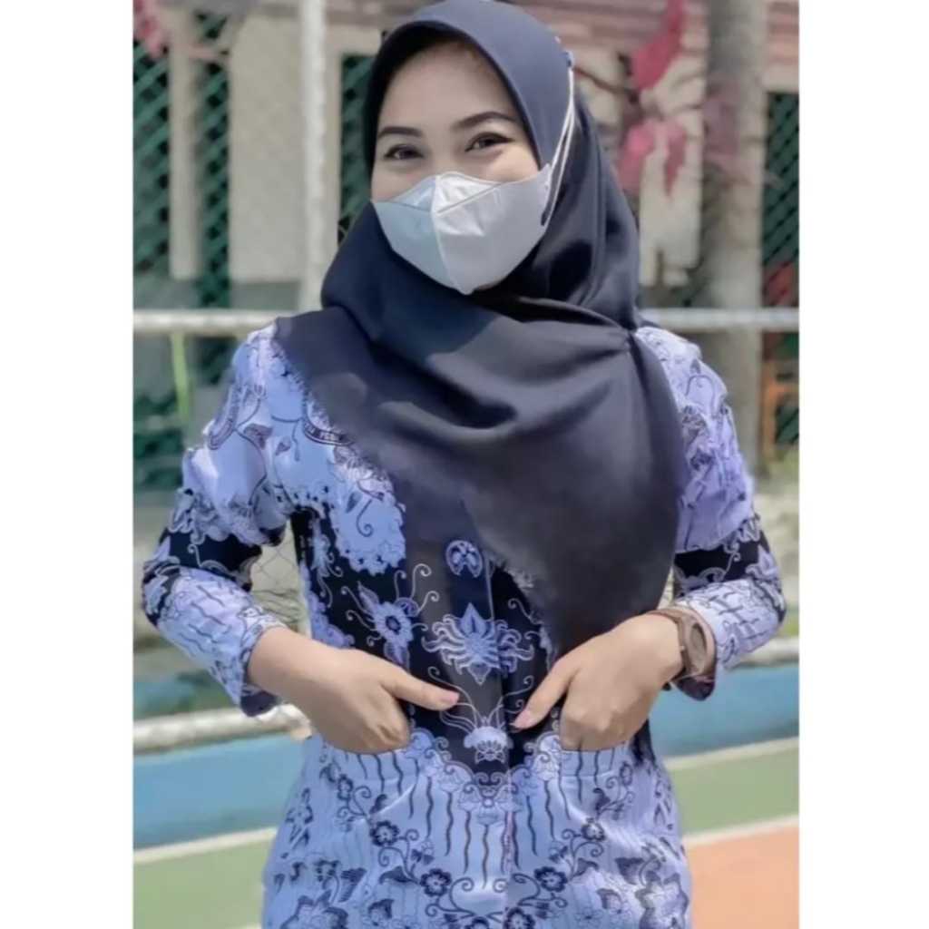 Jual SERAGAM PGRI WANITA GURU LAPIS FURING GUNUNG JATI | Shopee Indonesia