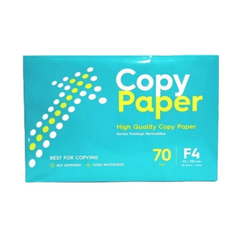 Jual Kertas HVS Copy Paper F4 70 gsm 1 rim isi 500 lembar | Shopee ...