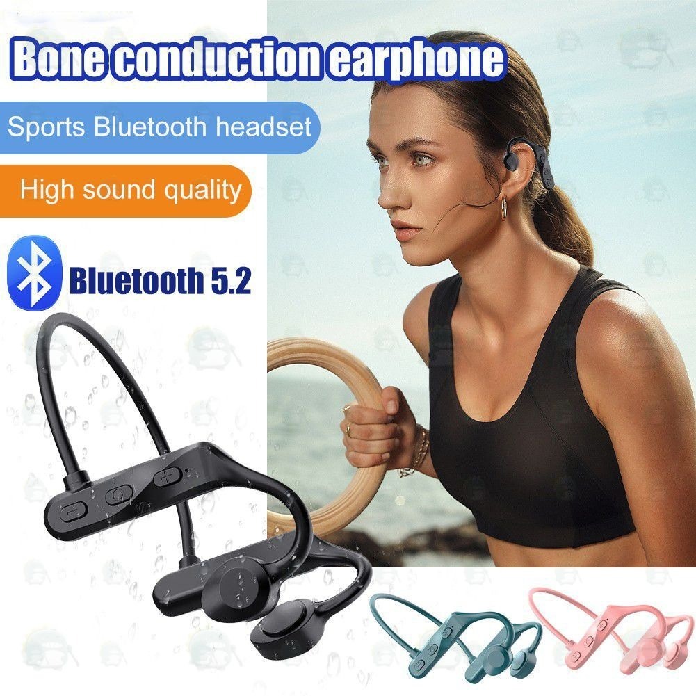 Jual k69 Wireless Bluetooth Bone Conduction Earphones Long Standby ...