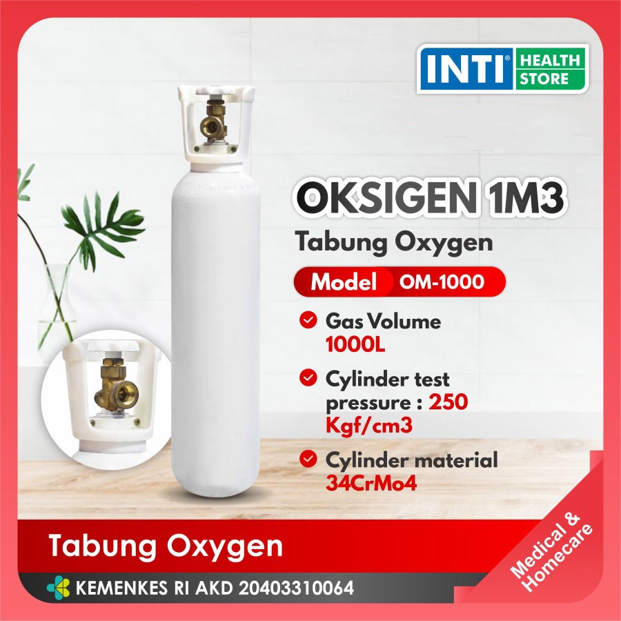 Jual Tabung Oksigen 1 m3 + Isi (Tabung Only) | Shopee Indonesia